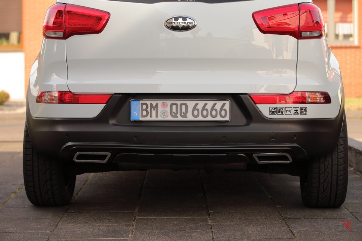 Unterfahrschutz hinten schwarz Matt gedippt - Galerie - Sportage Driver ...